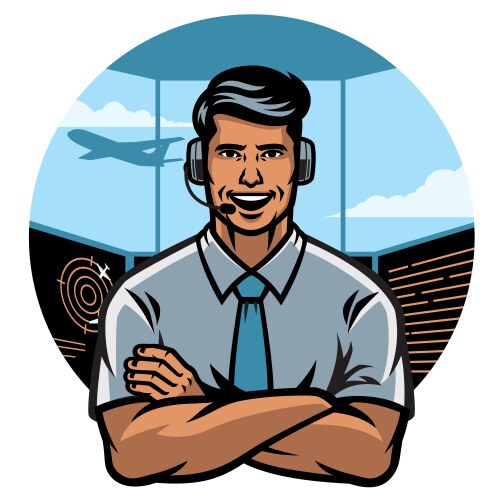 Air Traffic Controller Vector Images (over 2,800)