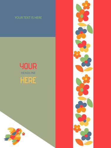 Modern background for a poster Royalty Free Vector Image