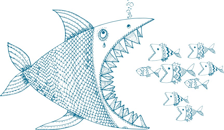 Fish Skeleton Sketch Vector Images (over 600)