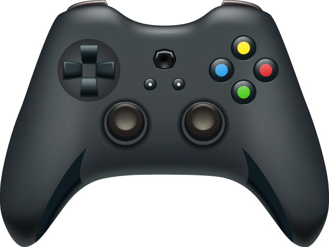Play station realistic gamepad controller Vector Image
