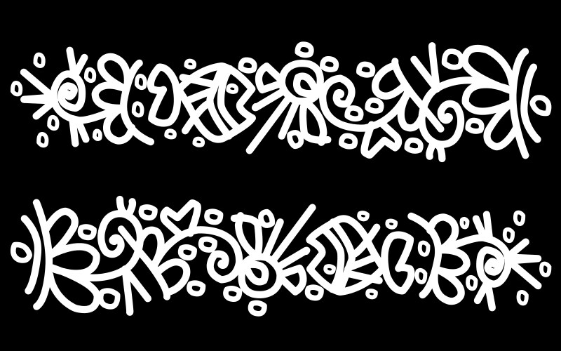 Color abstract alpona flower design Royalty Free Vector