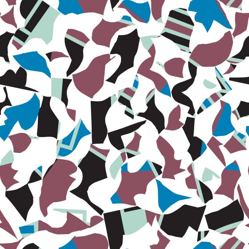Pink camo flamingo seamless pattern Royalty Free Vector