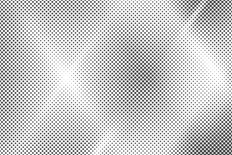 Radial dotted halftone background Royalty Free Vector Image