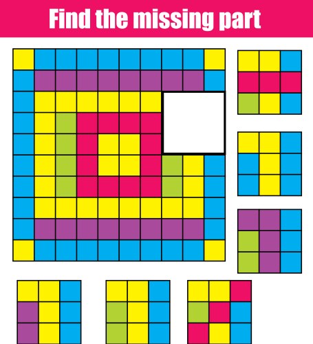 What is missing Royalty Free Vector Image - VectorStock