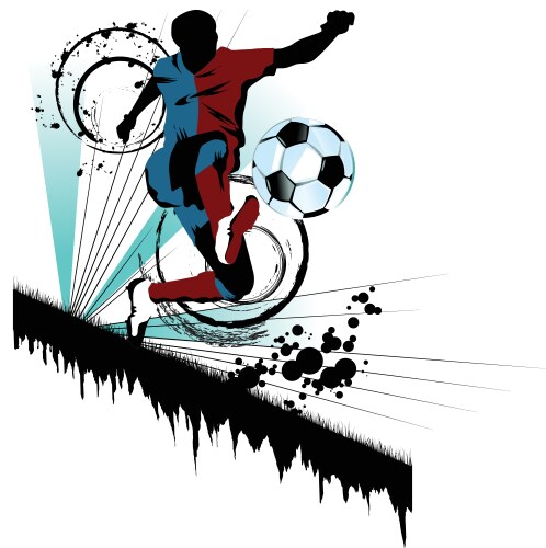 Soccer player Royalty Free Vector Image - VectorStock