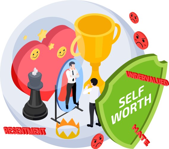 Physiotherapy isometric flowchart composition Vector Image