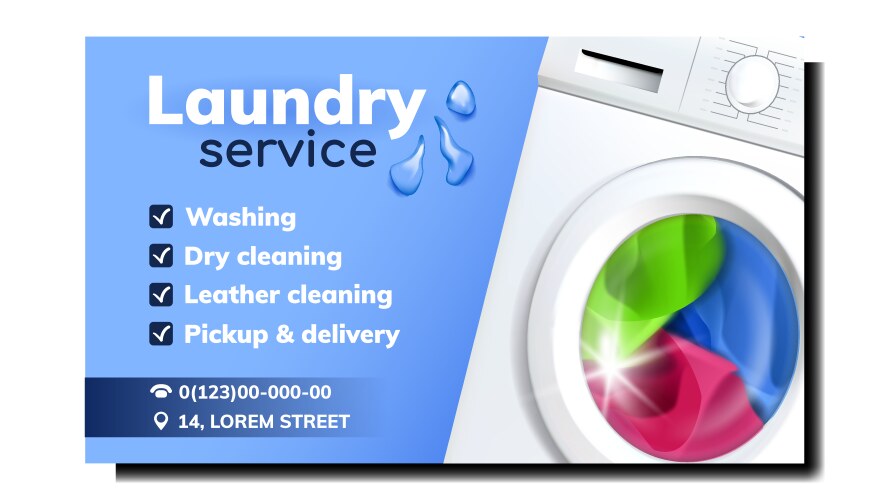 Laundry Flyer Template Vector Images (over 310)