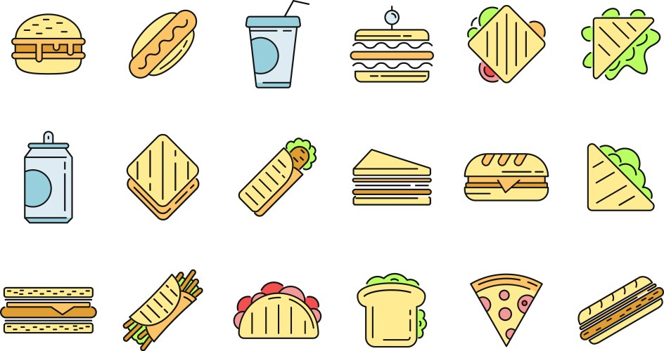 Sandwich Outline Vector Images (over 21,000)