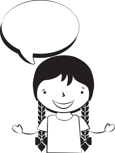 Collection of speech bubble sign with inverted Vector Image