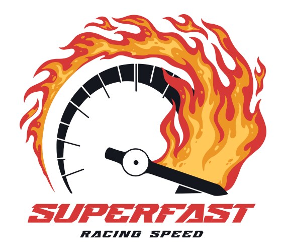 Car racing competition font speedometer letter o Vector Image