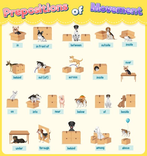 Preposition Between Vector Images (over 340)