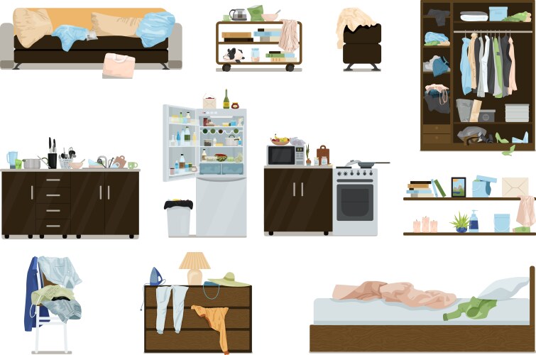 Messy Room Vector Images (over 1,300)