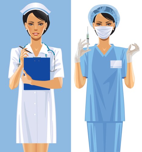 Nurses Vector Images (over 120,000)