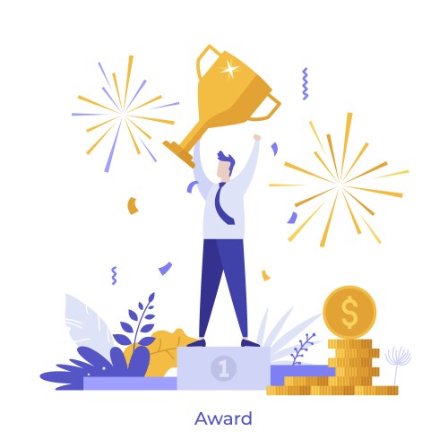 Business competition concept Royalty Free Vector Image