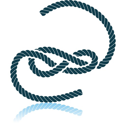 Icon of rope Royalty Free Vector Image - VectorStock