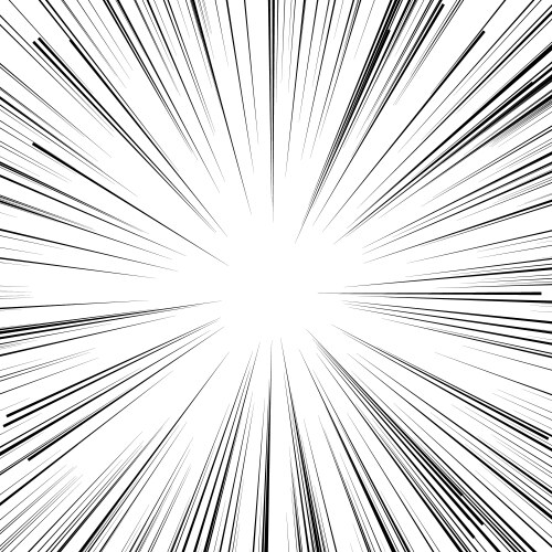 Speed lines sketch force and motion fast Vector Image