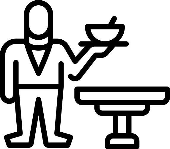 Serve Royalty Free Vector Image - VectorStock