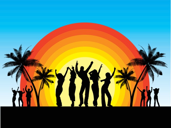 Summer party Royalty Free Vector Image - VectorStock
