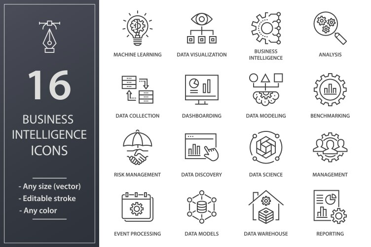 Simple set of construction related icons Vector Image