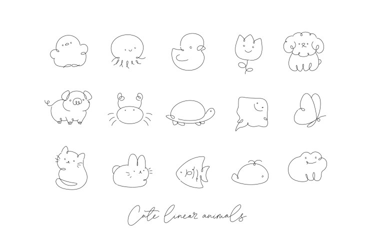 Animal Line Art Vector Images (over 320,000)