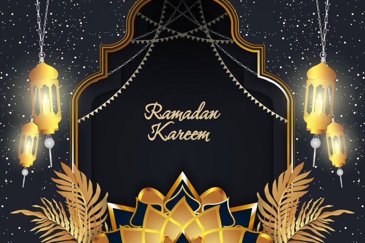 Ramadan kareem islamic background Royalty Free Vector Image