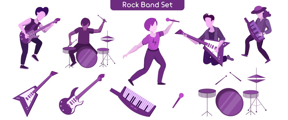 Cartoon Rock Band Vector Images (over 6,900)