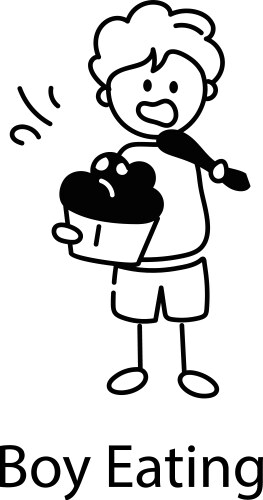 Boy Eating Vector Images (over 12,000)