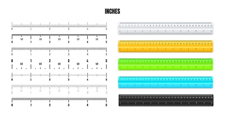 Realistic black centimeter scale for measuring Vector Image