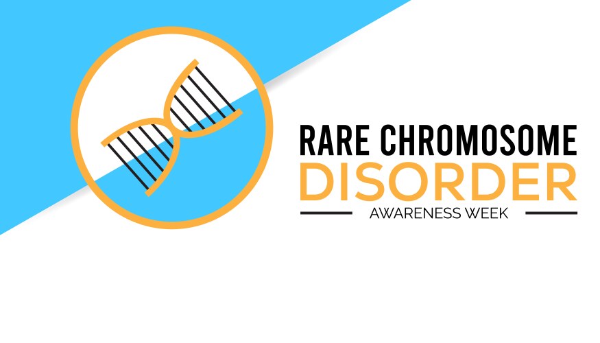 Rare chromosome disorder awareness week Royalty Free Vector