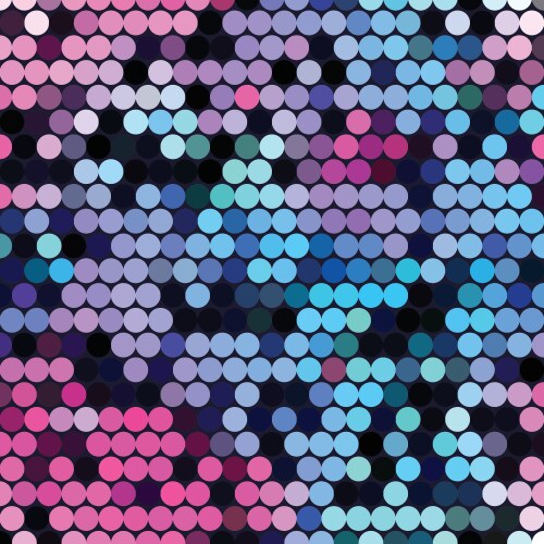 Polka dot color seamless pattern Royalty Free Vector Image