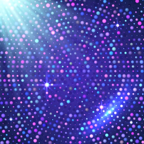 Disco background with stars Royalty Free Vector Image