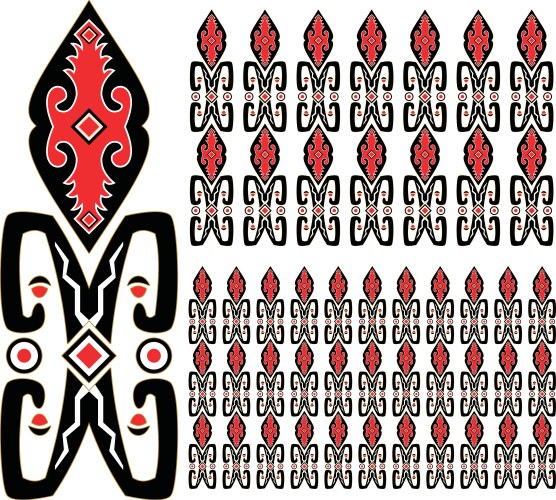 Simple batik from indonesia seamless pattern Vector Image