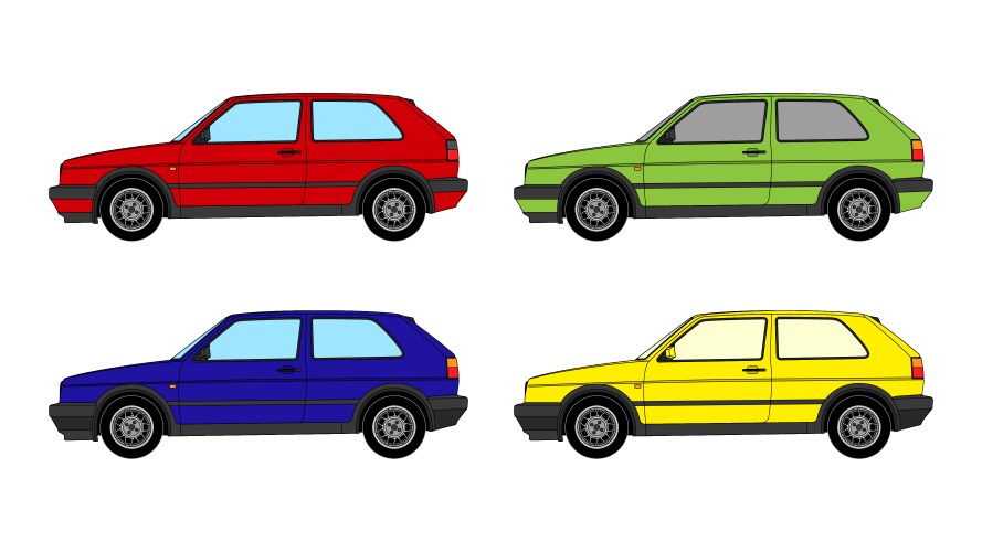 Volkswagen Golf Vector Images (over 190)