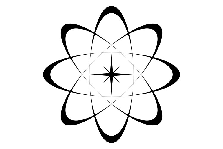 Basic graphics sticker Royalty Free Vector Image