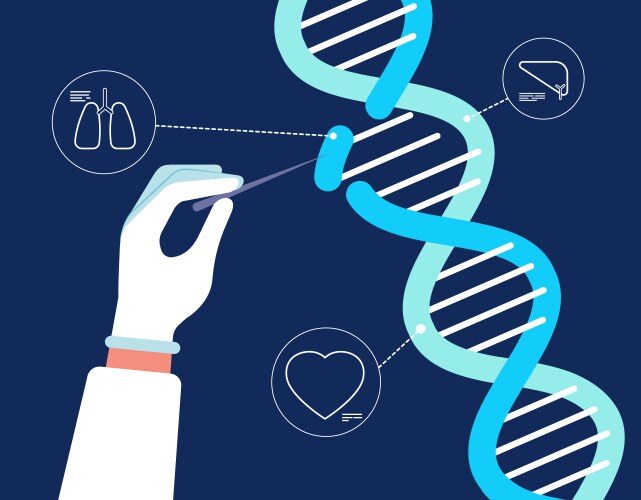CRISPR Gene Editing Technology – Royalty-Free Vector | VectorStock