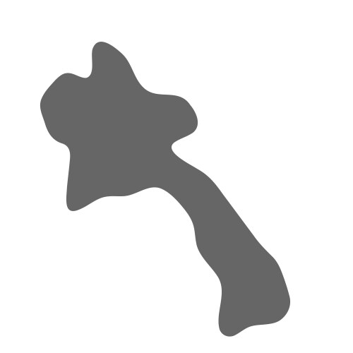 Laos simplified map Royalty Free Vector Image - VectorStock