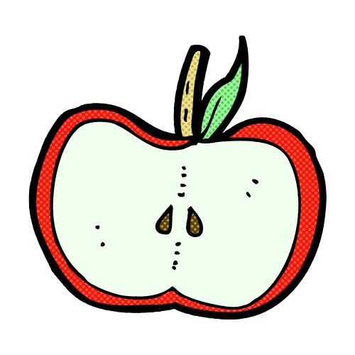 Apple Half Cartoon Vector Images (over 1,800)