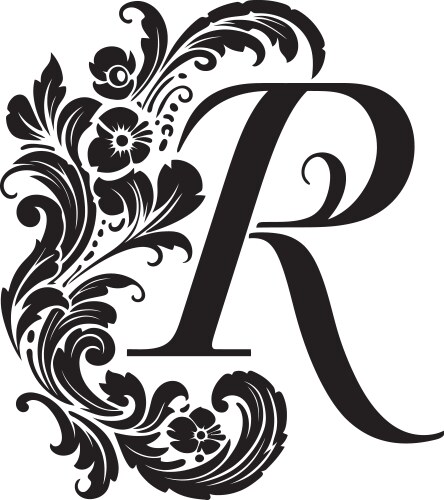 Calligraphy Letter R Vector Images (over 9,800)
