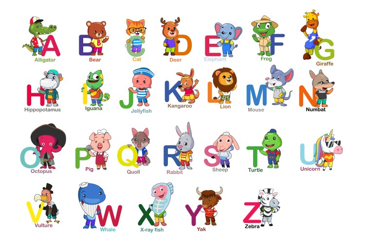 Alphabet Cartoon Vector Images (over 97,000)