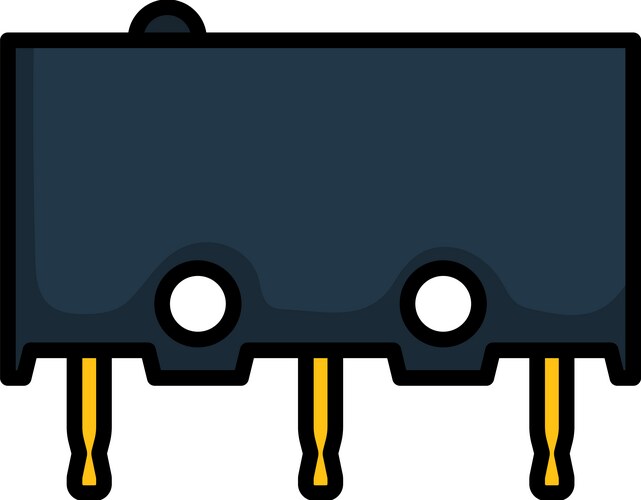 Micro button icon Royalty Free Vector Image - VectorStock