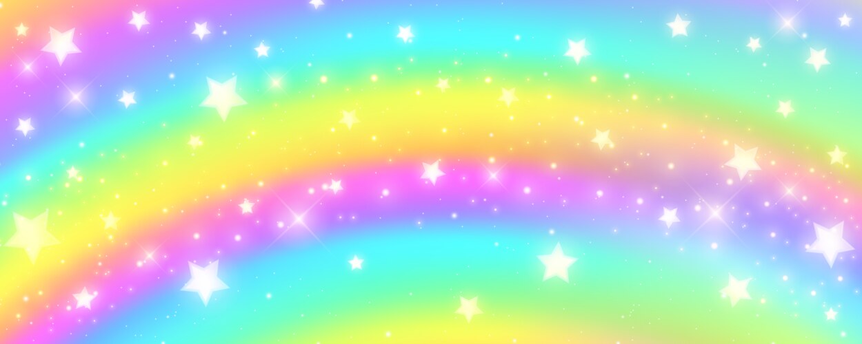 Galaxy rainbow background Royalty Free Vector Image
