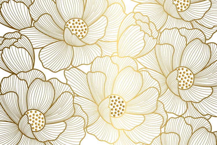 Gradient golden linear background Royalty Free Vector Image