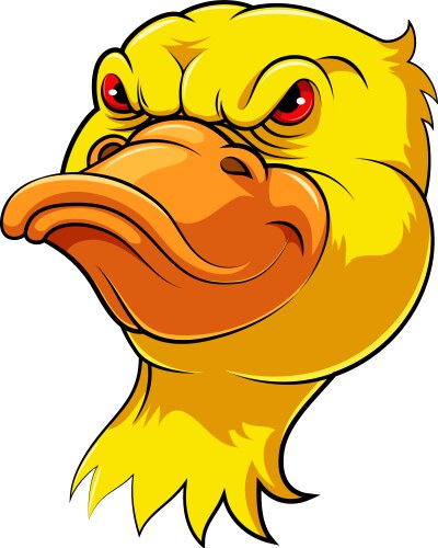 Duck cartoon Royalty Free Vector Image - VectorStock