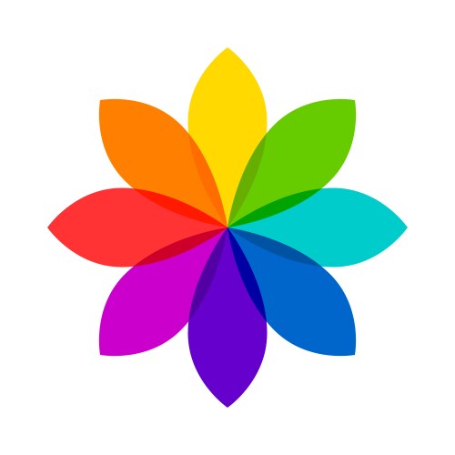 Rainbow Flower Vector Images (over 18,000)