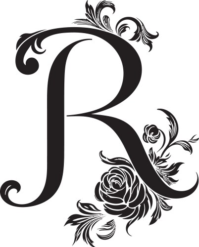Calligraphy Letter R Vector Images (over 9,800)