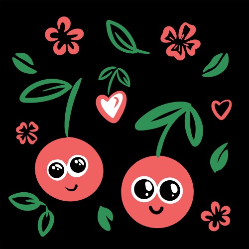Smiling Cherry Vector Images (over 7,800)
