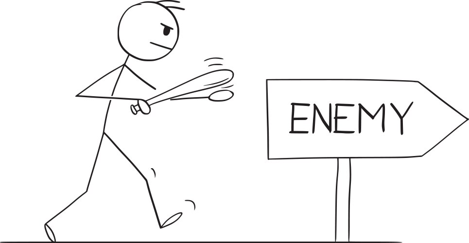 Stickman Arguing Vector Images (69)