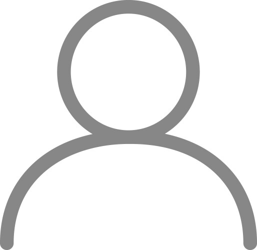 User member avatar face profile icon Royalty Free Vector