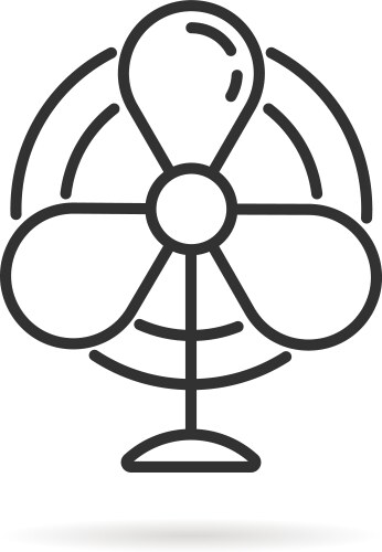 Fan Royalty Free Vector Image - VectorStock