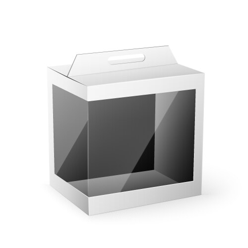 Mock-up box Royalty Free Vector Image - VectorStock